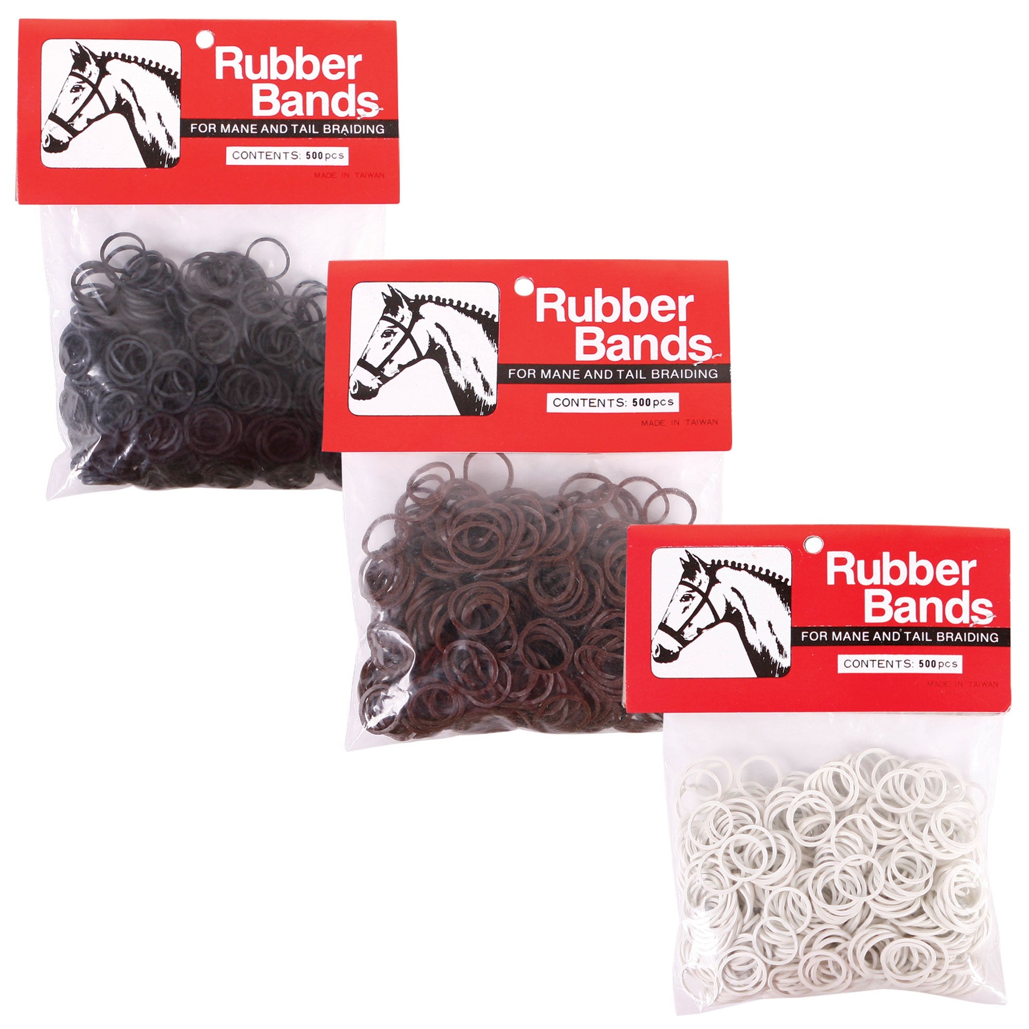 Rubber Braiding Bands – Victoria Saddlery